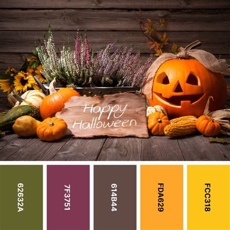 32 Halloween Color Palettes For Spooky Designs Color Meanings