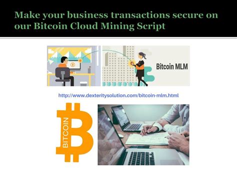 Ppt Bitcoin Mining Software Bitcoin Mining Script Powerpoint