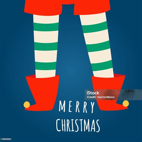 산타 요정 아이 만화 엘 프 헬퍼 벡터 일러스트 레이 션 아이 엘 프 캐릭터 전통 의상 배경 12월에 대한 스톡 벡터 아트 및 기타 이미지 Istock