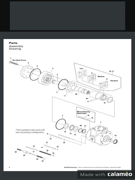 Char Lynn Series 10 Steering Control Unit Parts And Repair Information
