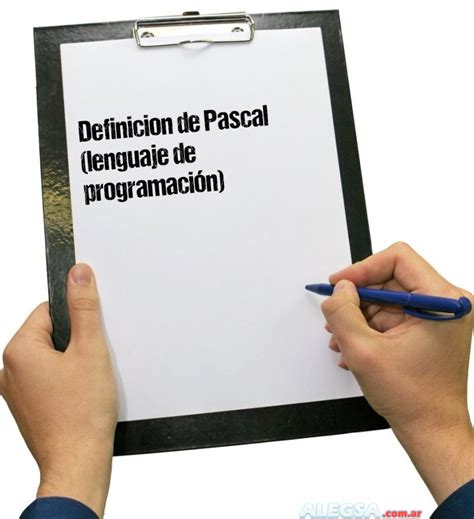 Definición De Pascal Lenguaje De Programación