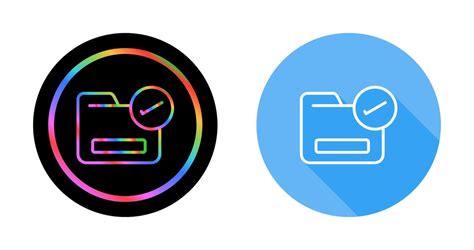 Folder With A Checkmark Vector Icon 38339730 Vector Art At Vecteezy