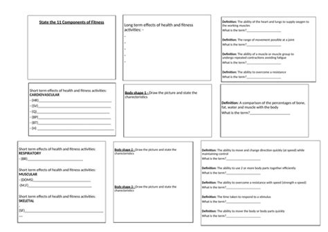 Ncfe Health And Fitness Learning Mat Teaching Resources Ncfe Health And Fitness Learning Mat Teaching Resources