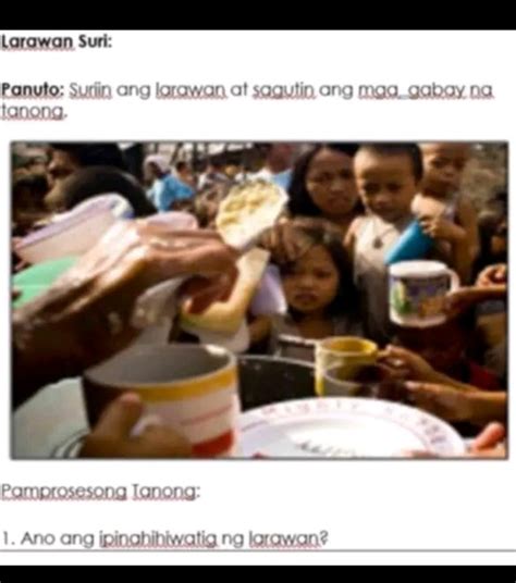 Larawan Suri Panuto Surin Ang Larawan At StudyX