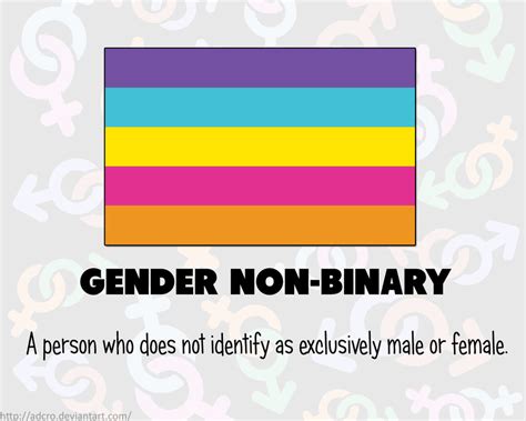 Rainbow Flags Gender Non Binary By Adcro On Deviantart
