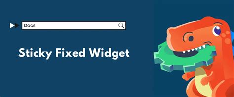 Sticky Fixed Widget Widget Options