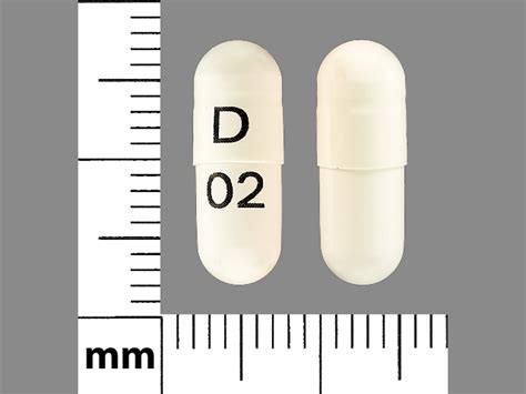 Pill Finder D 02 White Capsule Shape
