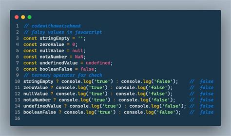 What Are False Values In Javascript Awais A Posted On The Topic Linkedin