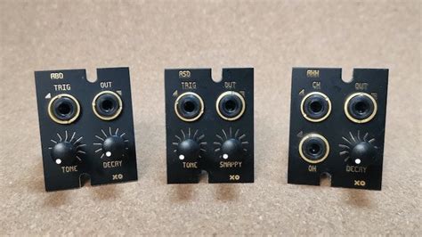 Xo Devices Intros 1u Drum Modules Based On The Tr 808 Reurorack