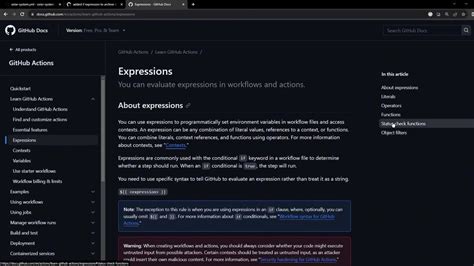 Using If Expressions With Step Contexts Kodekloud Notes