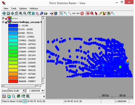 point statistics raster