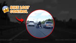 Incident Involving A Motorcycle Caught On Camera