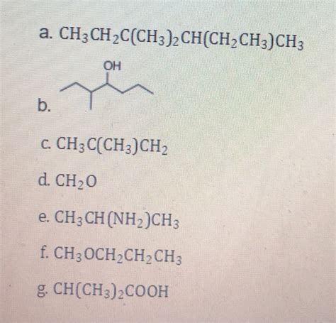 Solved a CH CH C CH CH CH CH CH он b c Chegg com