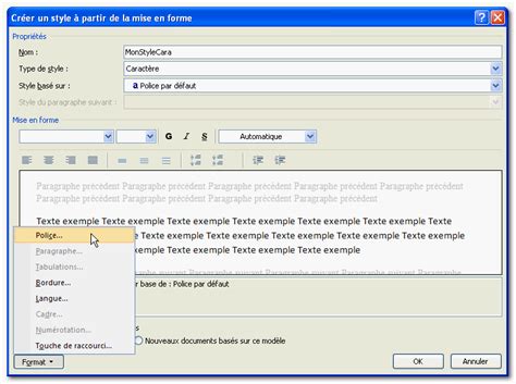 Les Styles Dans Word
