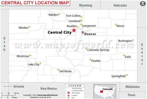 Colorado Map Cities