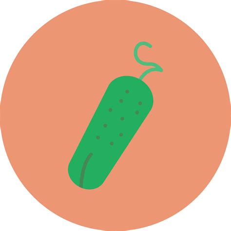 Pickle Flat Circle Icon 37440017 Vector Art At Vecteezy