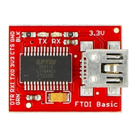 Usb Uart Ftdi 33 V Miniusb Konverter Sparkfun Dev 09873 Botland