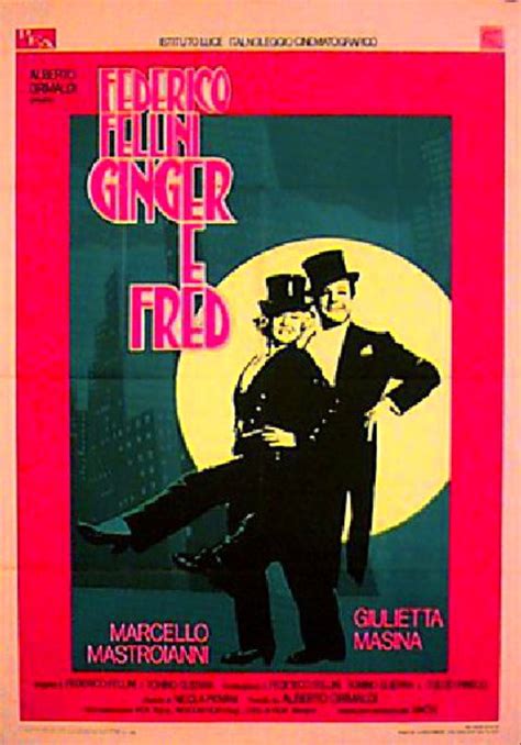 Ginger And Fred Original 1986 Italian Due Foglio Movie Poster