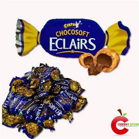 Chocolate Brown Cintu Choco Eclairs Toffee Packaging Type Plastic Jar Packaging Size 549