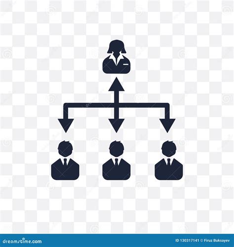 Hierarchy Transparent Icon Hierarchy Symbol Design From Business