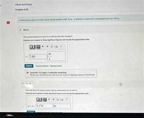 Solved A Vertical Spring Ignore Is Mass Whose Spring