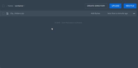 Unarchive Does Not Keep Empty Folders · Issue 3502 · Pterodactylpanel · Github