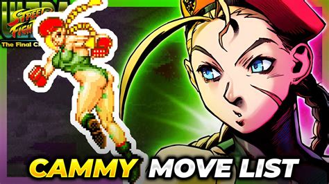 Cammy White Move List Ultra Street Fighter Ii The Final Challengers Usfiiusf2 Youtube