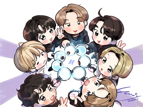 Bts Chibi Cute Fanart Image By Saaabrina On Hot Sex Picture