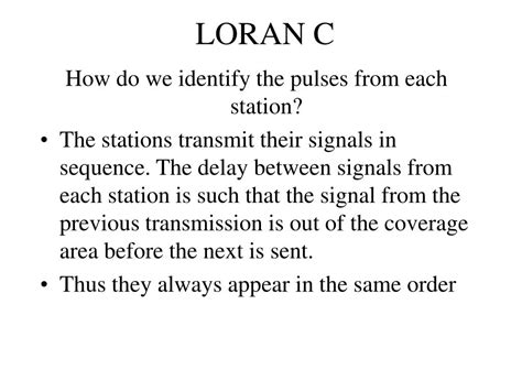 Ppt Loran C Powerpoint Presentation Free Download Id 358617