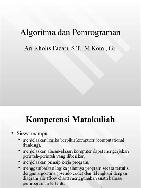 Kelas Ix Algoritma Dan Pemrograman Pdf
