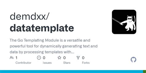 GitHub Demdxx Datatemplate The Go Templating Module Is A Versatile And Powerful Tool For