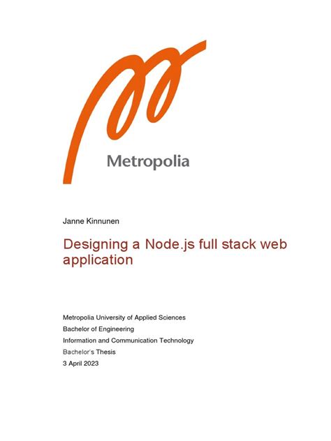Designing A Node Js Full Stack Web App Download Free Pdf