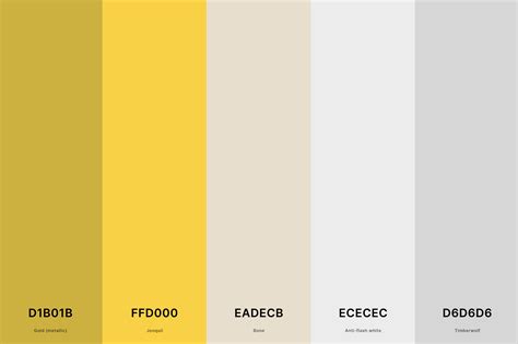 25 Best Gold Color Palettes With Names And Hex Codes Creativebooster