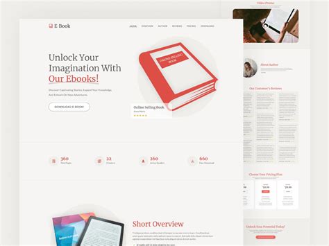 10 Free Ebook Landing Page Templates Best Ebook Landings