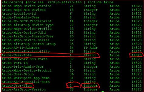 Dynamic Vlan Assignment With Radius And Aruba Controller Wireless Access