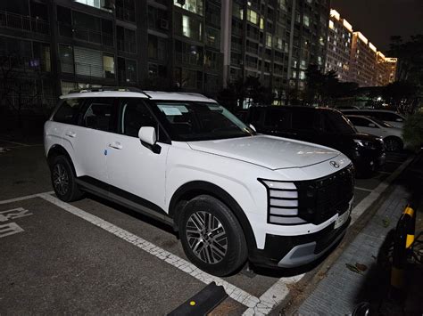 낙서 하나도 없는 팰리세이드 풀체인지 보급형 화이트 실사입니다 오토스파이넷