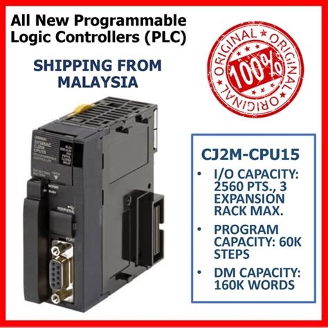 Omron Plc Cj2m Cpu11cj2m Cpu12cj2m Cpu13cj2m Cpu14cj2m Cpu15