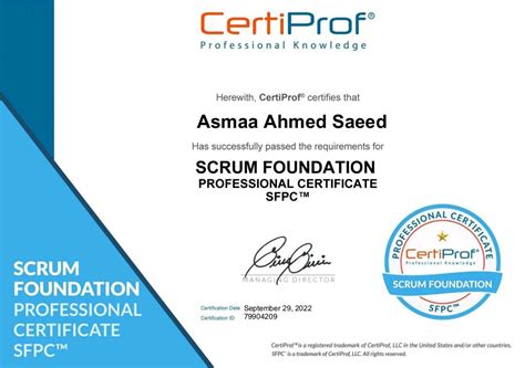Scrum Agile Certiprof Asmaa Ahmed 47 Comments