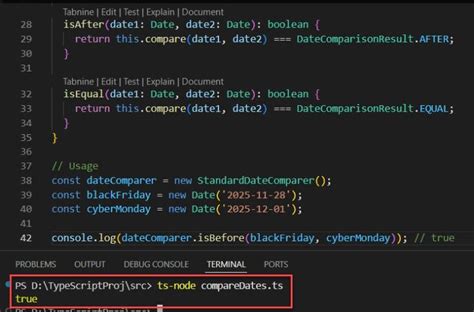 How To Compare Dates In Typescript
