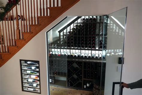 Under Stairs Wine Bar With Cooler Under The Stair Wine Cellar