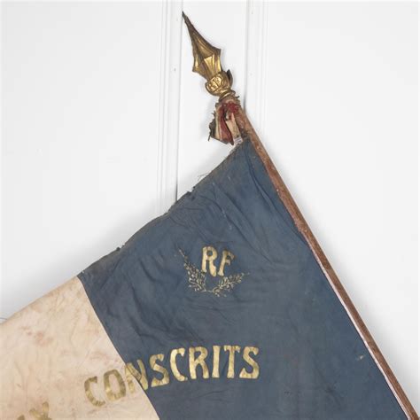 20th Century French Hand Painted Marching Flag Wd8030440 Lorfords