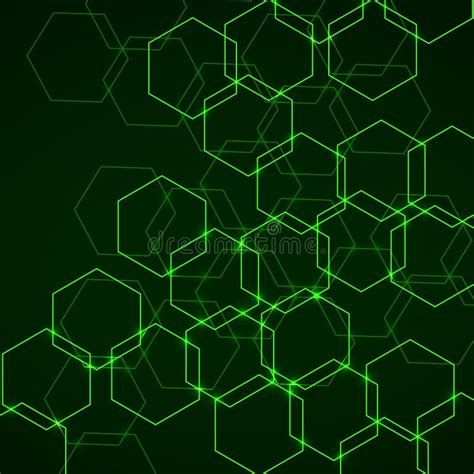 Abstract Background Of Hexagonal Cells Stock Vector Illustration Of