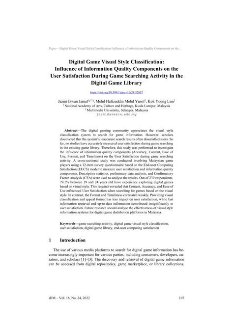 Pdf Digital Game Visual Style Classification Influence Of Information Quality Components On
