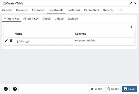 table dialog — pgadmin 4 9 7 documentation