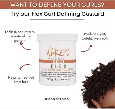 Naked Flex Curl Defining Custard 8oz Knights Beauty Supply