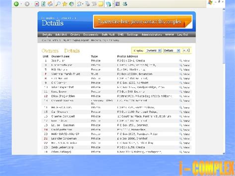 complex management system internet based database management system