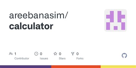 GitHub Areebanasim Calculator