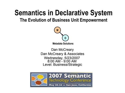 Semantics In Declarative Systems Ppt Web Design And Html Internet