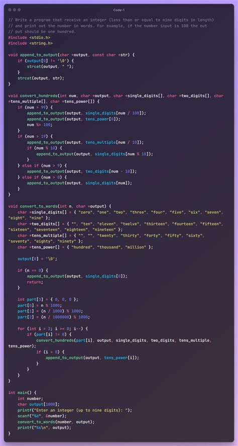 Day 45 Of 100daysofcode Challenge Numbers And Words Chinar Singla Posted On The Topic Linkedin