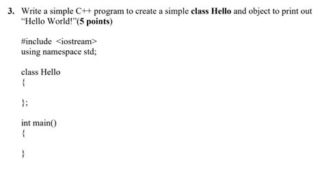 Solved 3 Write A Simple C Program To Create A Simple Chegg